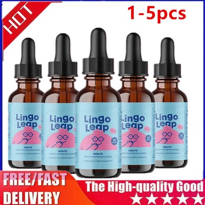 1-5PCS Lingo Leap Drops for kids Speech Therapy Zeolite Detox for ...