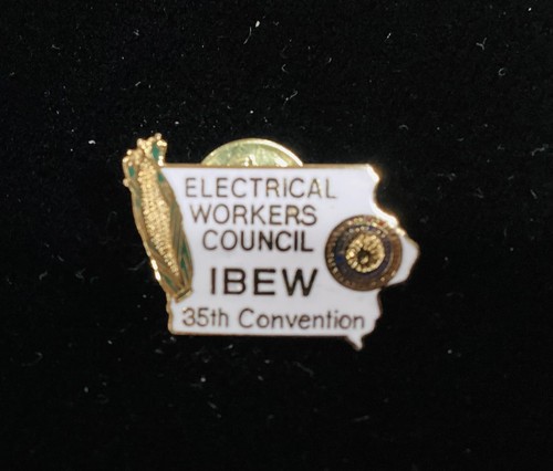IBEW 35th CONVENTION LAPEL PIN UNION #13 | eBay