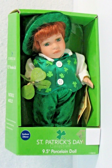 Collectors Choice St. Patrick's Day 10 Inch Porcelain Doll Irish Boy ...