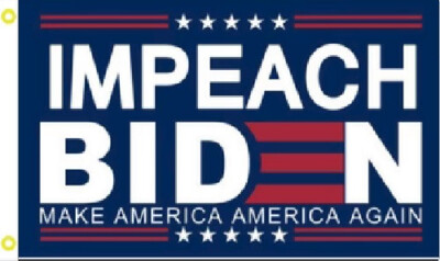 3X5 IMPEACH BIDEN SUKS FJB LETS GO BRANDON BLUE MAGA FLAG BANNER ...