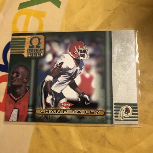 Champ Bailey Rookie - 1999 Pacific Omega - Washington Redskins # 244 ...