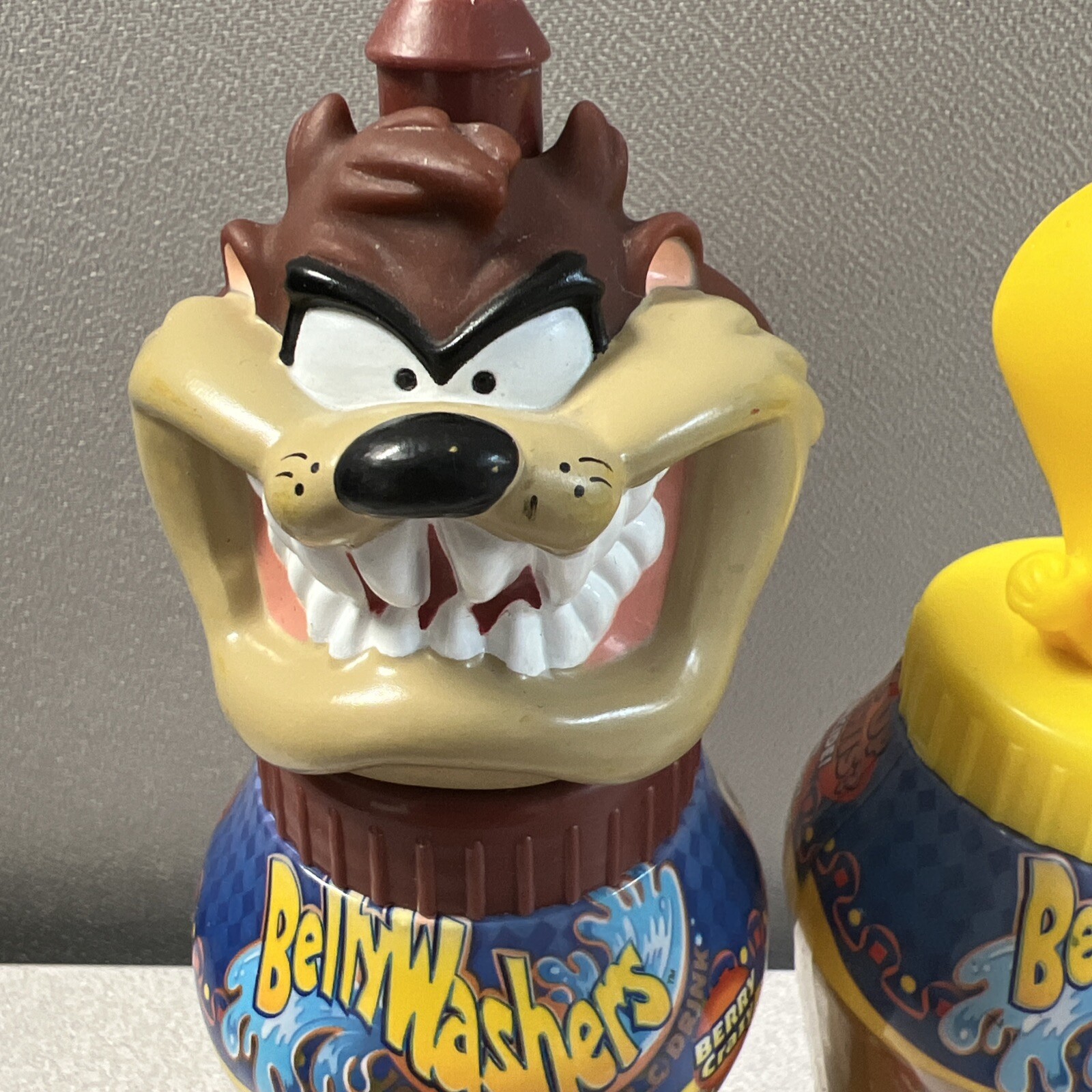 Vintage Collectable Belly Washers empty Bottles Tweety, Taz, 2001 | eBay