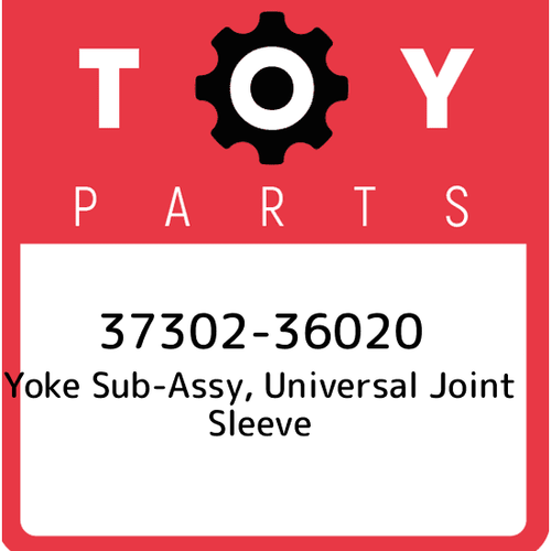 37302-36020 Toyota Yoke sub-assy, universal joint sleeve 3730236020 ...