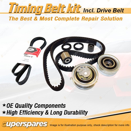 Timing Belt Kit & Belt for Volkswagen Caddy 2K Golf Type 6 Jetta 1KM 1. ...