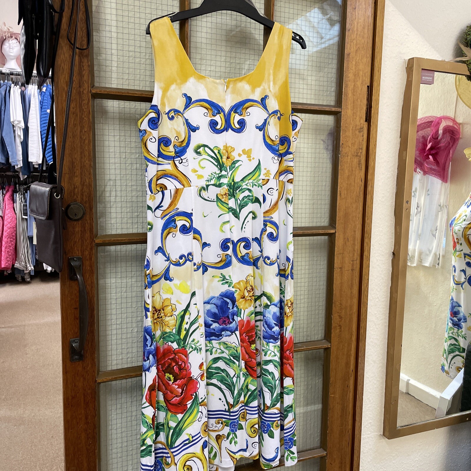 Dolcezza Multicoloured dress Sizes M,L,XL Rrp £135.00 | eBay