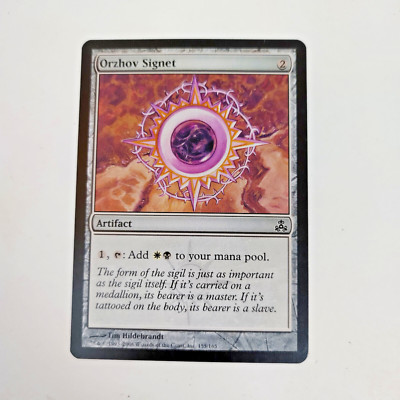 Magic the Gathering MTG Guildpact: ORZHOV SIGNET Card NM | eBay
