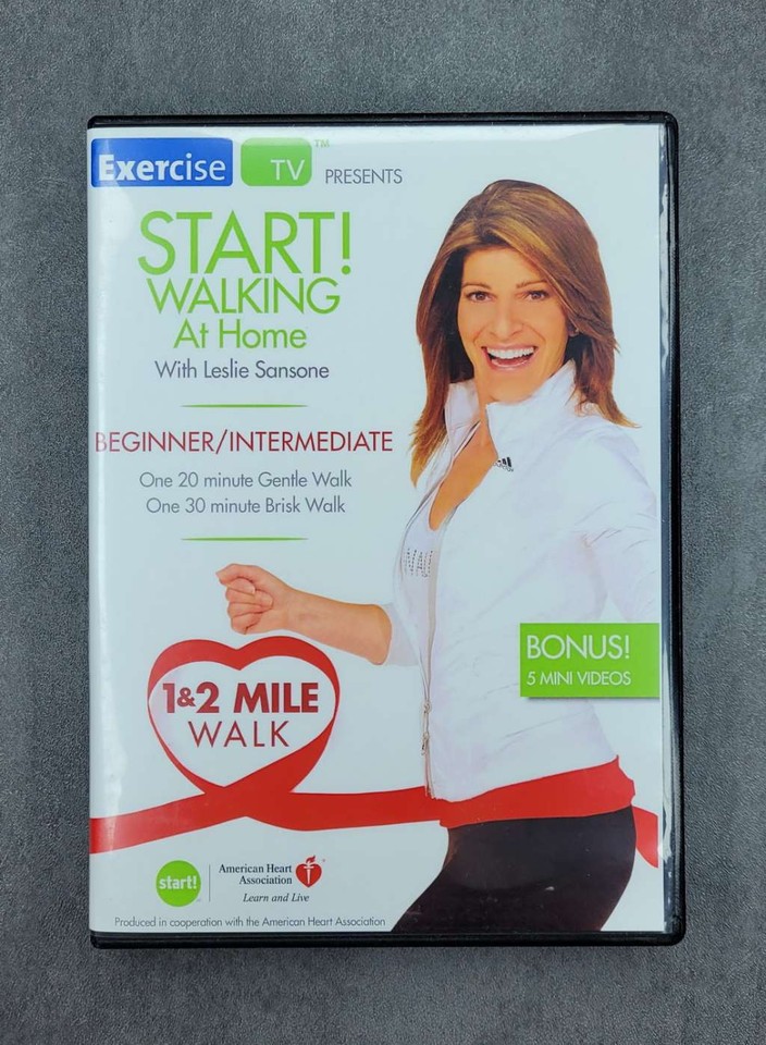 Start! Walking with Leslie Sansone 1 & 2 Mile Walk DVDs 885444340352 | eBay