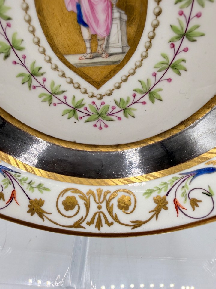 Antique Imperial Royal Vienna Porcelain Cup and Saucer, 1787 | eBay