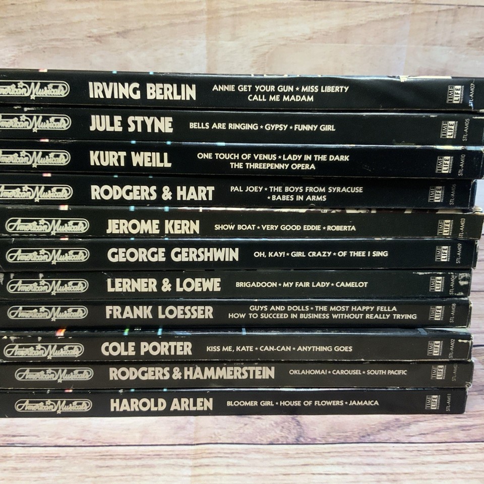 Lot of 11 Time Life Vinyl Records American Musicals Each includes 9x9 ...