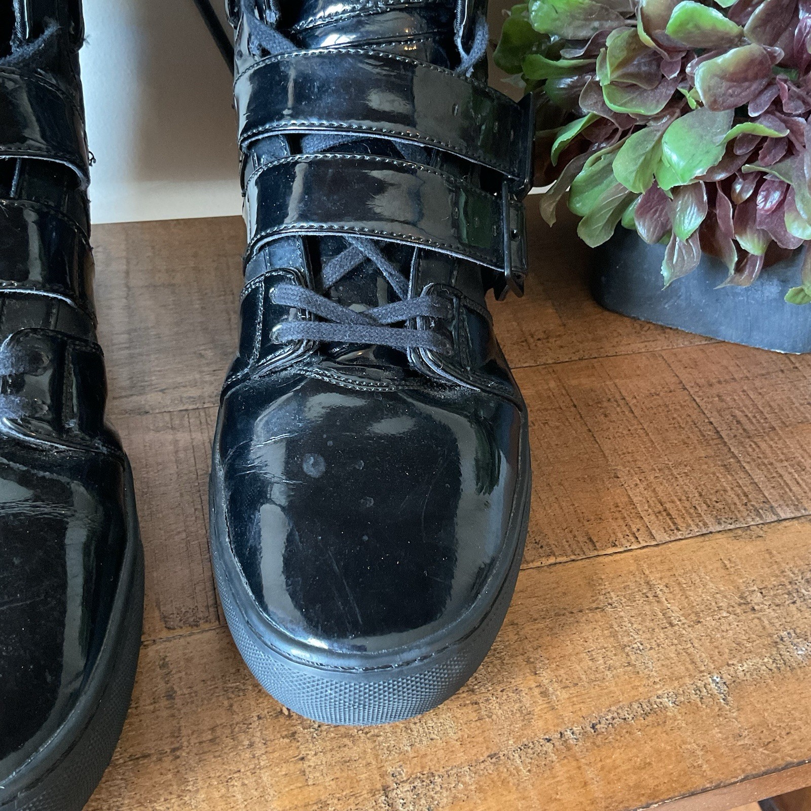 Radii Straight Jacket Sneakers 11 Patent Leather Y2K … - Gem