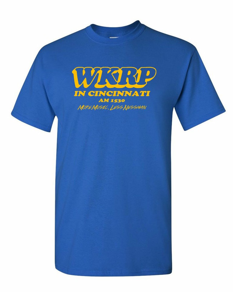 WKRP in Cincinnati More Music Less Nessman Classic TV Show T-shirt | eBay
