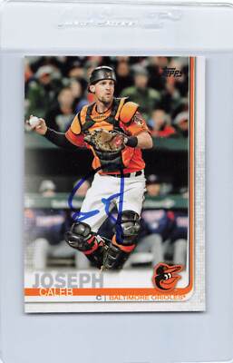 2019 Topps #17 Joseph Caleb Orioles Signed Auto *J4819 | eBay