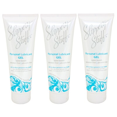 3PK Slippery Stuff Gel Water Based Personal Lubricant 8 Fl.Oz / 237 ml ...
