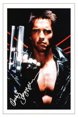 ARNOLD SCHWARZENEGGER Signed Autograph PHOTO Fan Gift Signature Print ...