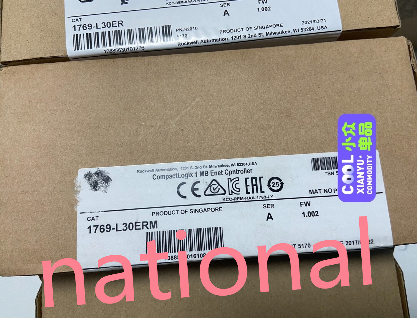 1769-L30ERM Brand New PLC module 1769-L30ERM DHL Express shipping 1769 ...