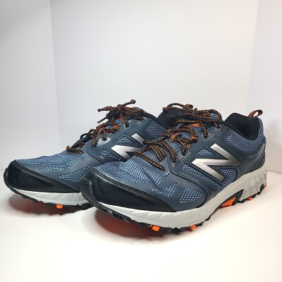 MEN’S NEW BALANCE 412 V3 TRAIL RUNNING SHOES! IN GRAY & BLUE! SIZE 12 ...