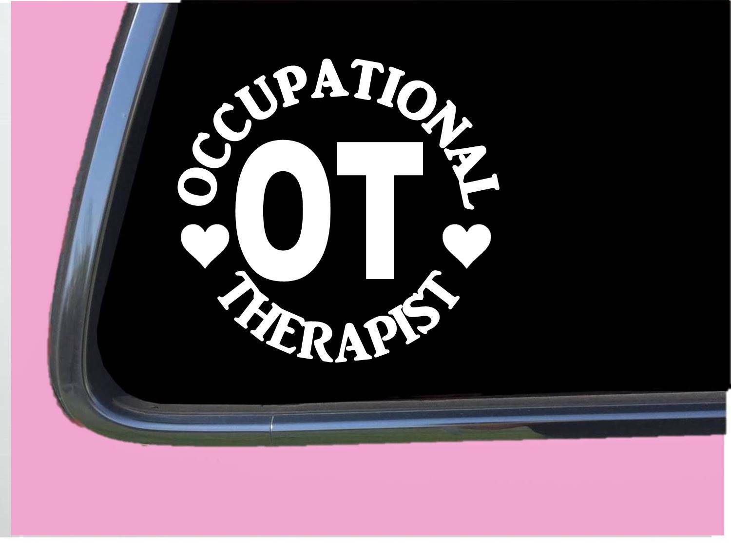 Occupational Therapist Sticker Circle TP 1276 vinyl 6" Decal OT | eBay
