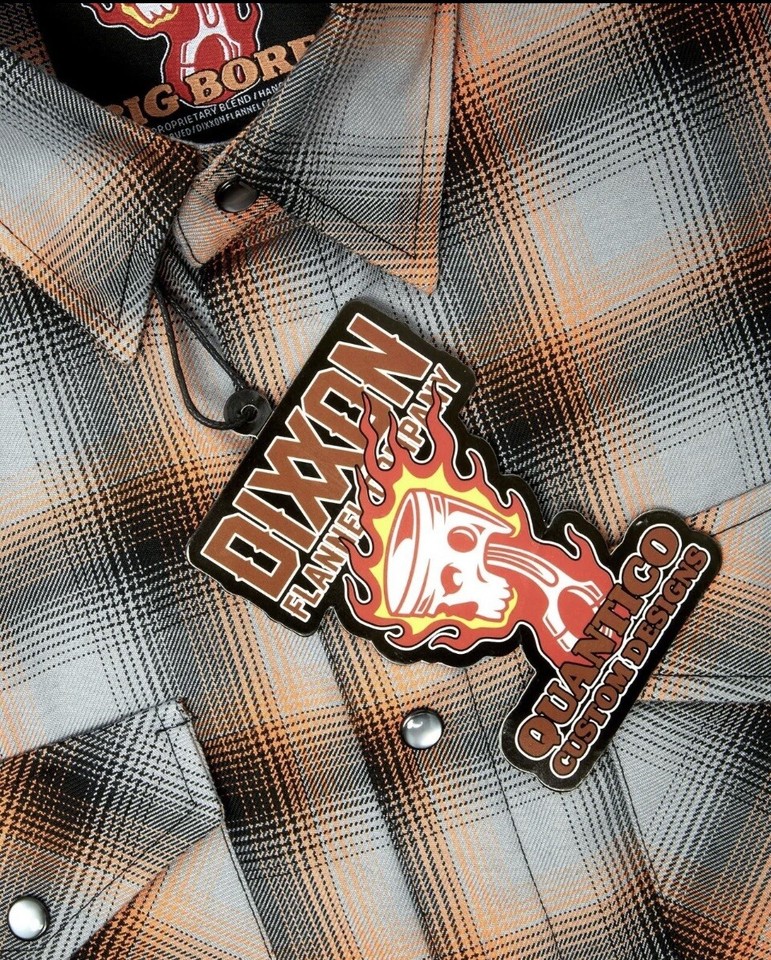 Dixxon "Quantico Big Bore" Flannel NIB L Large Fast shipping 🍺🔥🛠 | eBay