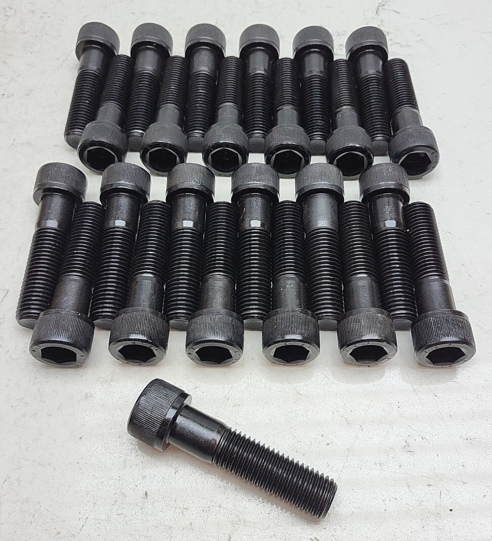 25 Pack M20-2.50 x 80mm Socket Head Cap Screw Black Oxide Steel M07000 ...