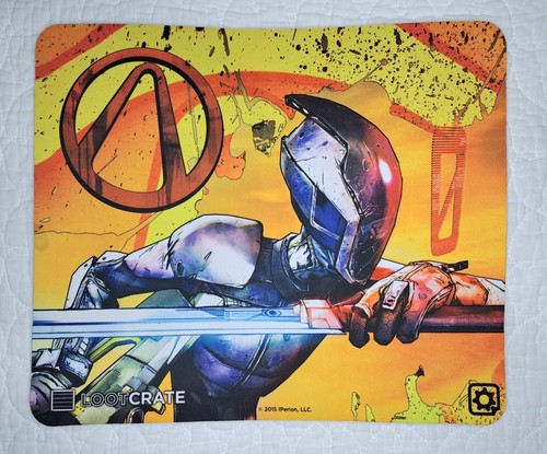 BORDERLANDS 2 Zero Assassin Game Mat MOUSE PAD 12" x 10" Lootcrate ...