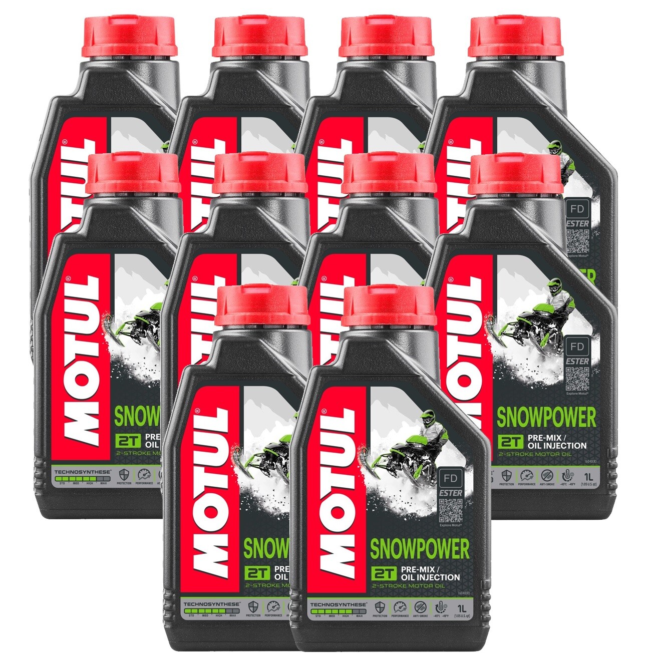 Motul Snowpower 10 Liters 2T Pre Mix Oil Injection 2 Stroke Motor Oils ...
