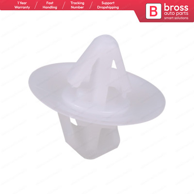Bross Auto Parts BCF14 10 Pieces Bumper Moulding Clip for Renault ...