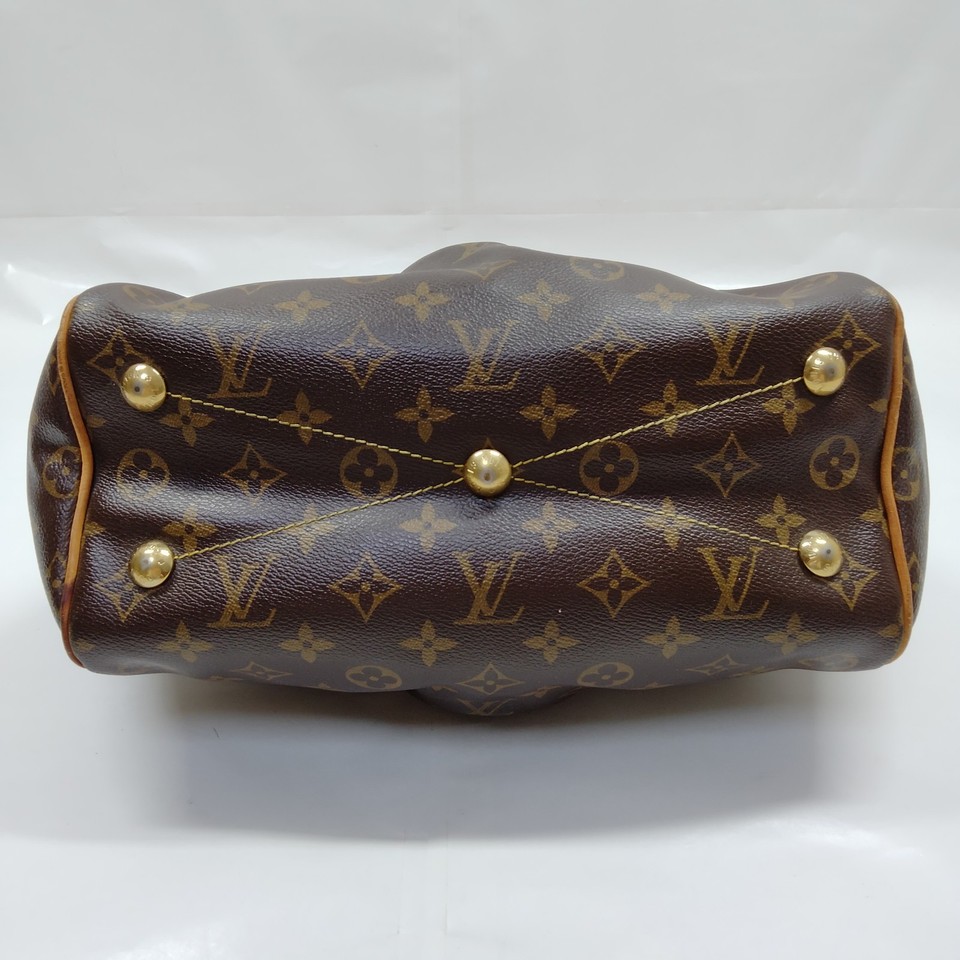 Louis Vuitton LV Hand Bag M40431 Tivoli PM brown Monogram 452024 | eBay