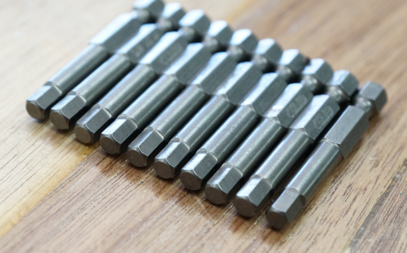 GFB 5mm Hex Power Screw Driver Impact Bit 45mm Pack of 10 for Batten ...