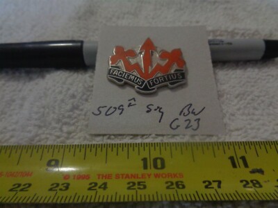 509th Signal Battalion G23 Unit Crest, DI, DUI (DRAW#61) | eBay