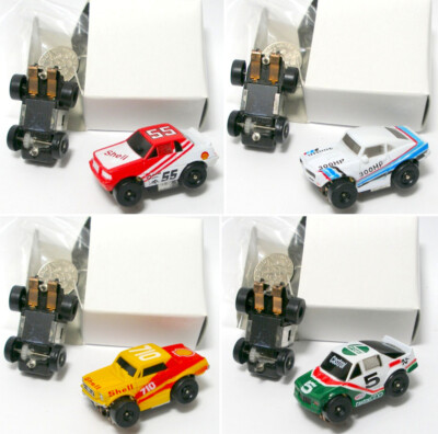 4 Car Boxed Set of 1990 Galoob Micro Machines 1/87th Slot Cars Unused ...