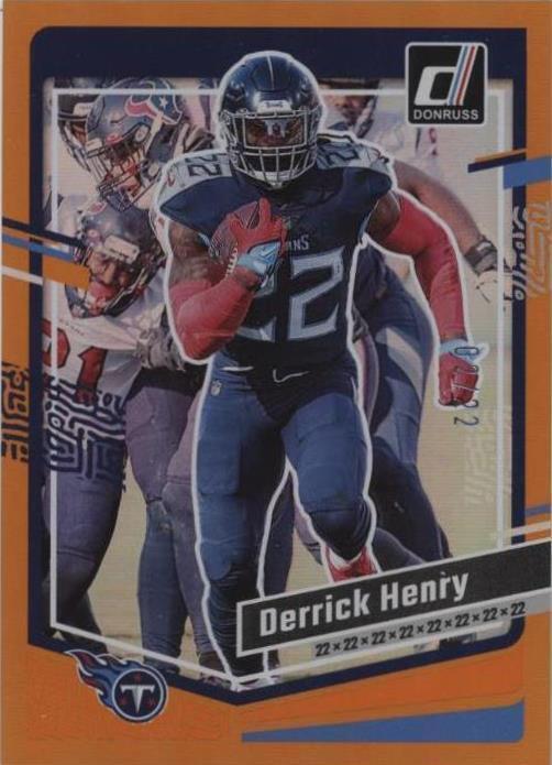 2023 Panini Donruss - Derrick Henry #284 Jersey Number /22 for sale ...