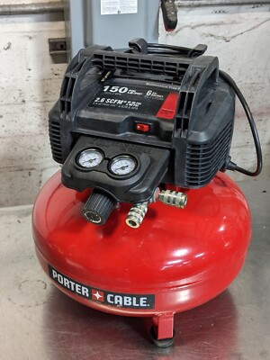 Porter Cable Portable Electric Pancake Air Compressor 6 Gal. 120v Parts ...