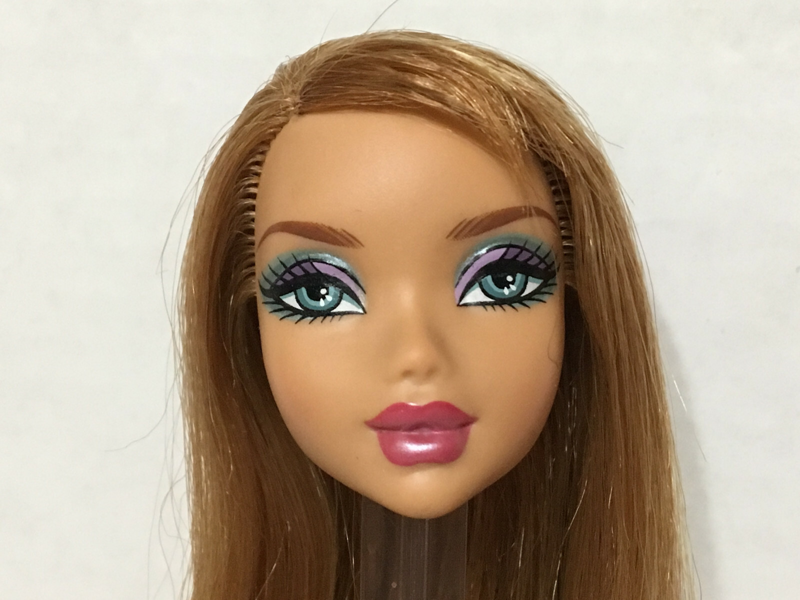 Barbie My Scene Fashion Boutique Nia Doll's Head Strawberry Blonde Hair ...