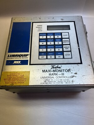 LUIBRIQUIP TRABON,MARK-III,LUBE SYSTEM MAXI-MONITOR | eBay
