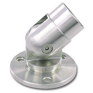 Articulated Base Plate 48.3mm AISI 316 Stainless Steel Handrail ...