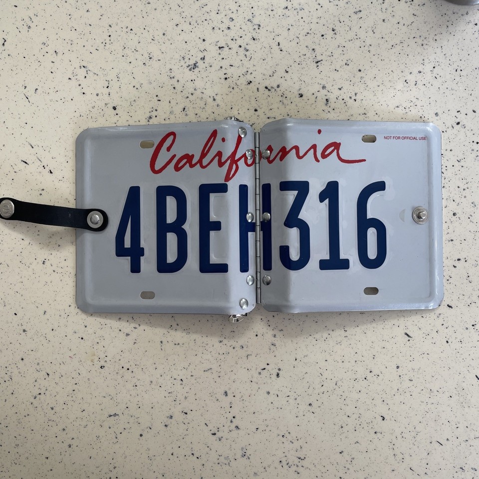 California License Plate Note Book Memo Paper Pad Desk Decor ...