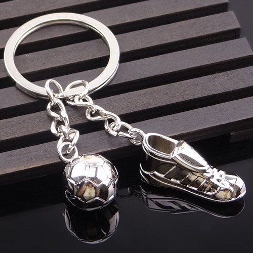 Unique Metal Ring Key Chain Keyfob Cool Soccer Shoe Lovely Keyrings.AU ...