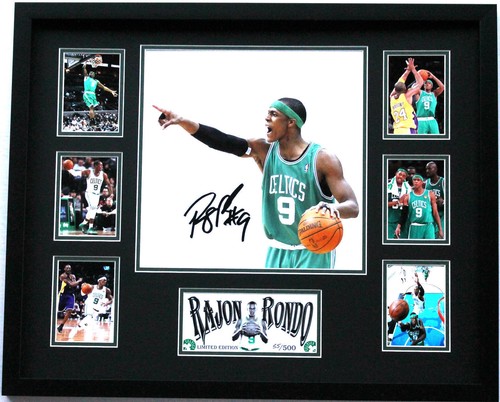 New Rajon Rondo Signed Boston Celtics Limited Edition Memorabilia ...