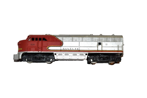 VTG HO Scale AHM Santa Fe 5028 Diesel Locomotive War Bonnet Model ...