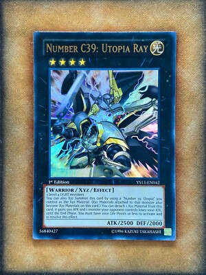 Yugioh Number C39: Utopia Ray YS13-EN042 Ultra Rare 1st Ed NM | eBay