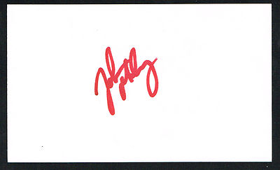 John Mabry signed autograph auto 3x5 index card Baseball Player H4591 ...