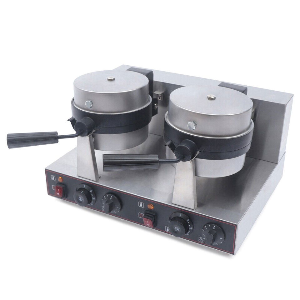 Commercial Dual Panini Press Sandwich Maker Grill Electric Burger ...