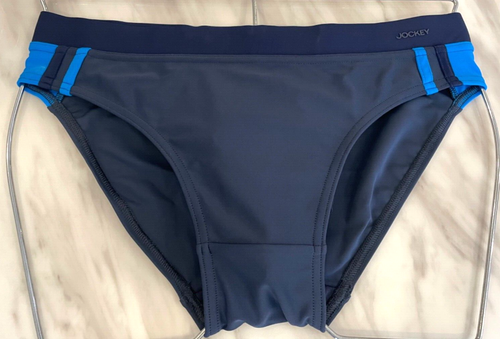 Jockey Men's Blue Swimming Brief Swim Slip Swimsuit Swimwear 32 Pool ...