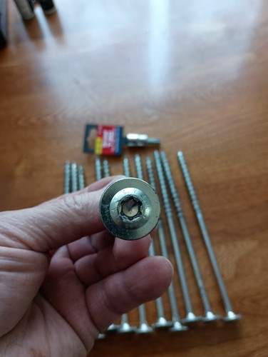 Large Head Lag Screws Bolts Fastener + Torx T-50 Socket | eBay