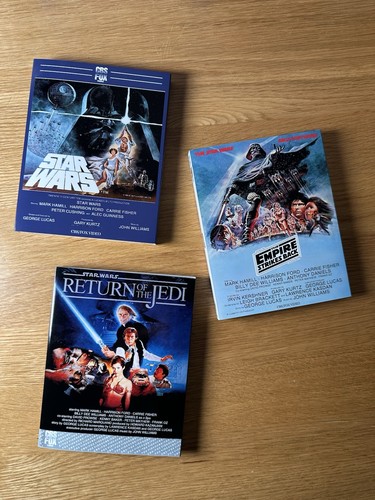 Star Wars Trilogy Custom Slipcover Set 4K UHD Blu Ray Size | eBay