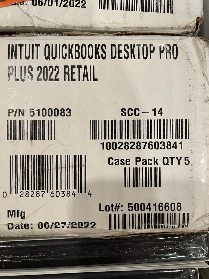 SEALED Intuit Quickbooks Desktop Pro Plus Small Business Accounting ...