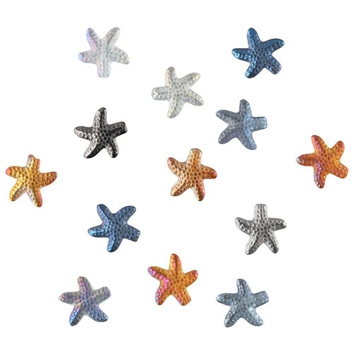 90pcs Glass Starfish Beads Starfish Shape Ocean Beads DIY Jewelry ...
