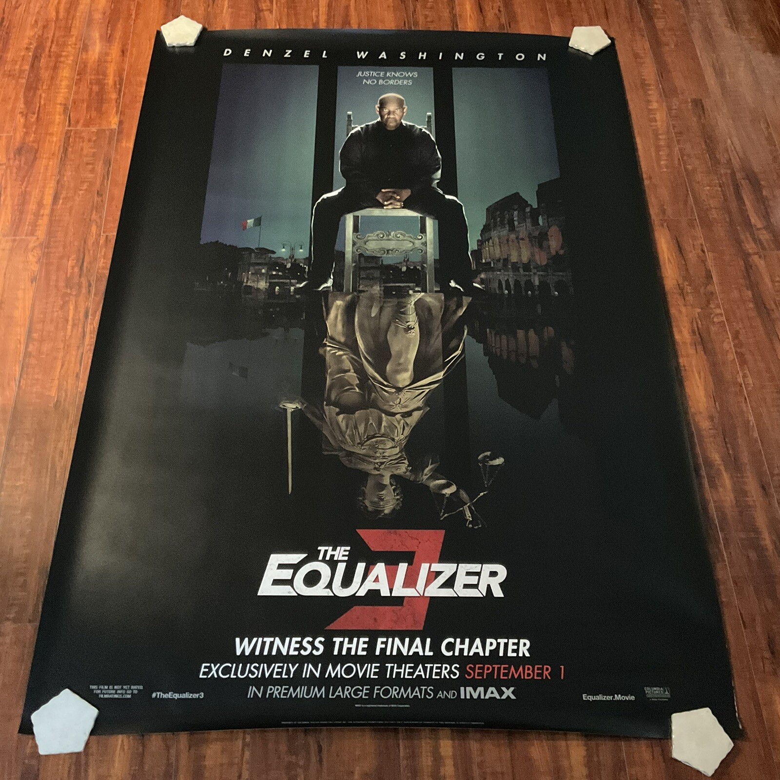 The Equalizer 3,2023 *Denzel Washington Original Bus Stop Movie Poster ...