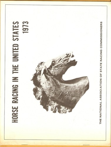 1973 Horse Racing in the United States Pamphlet B3 | eBay