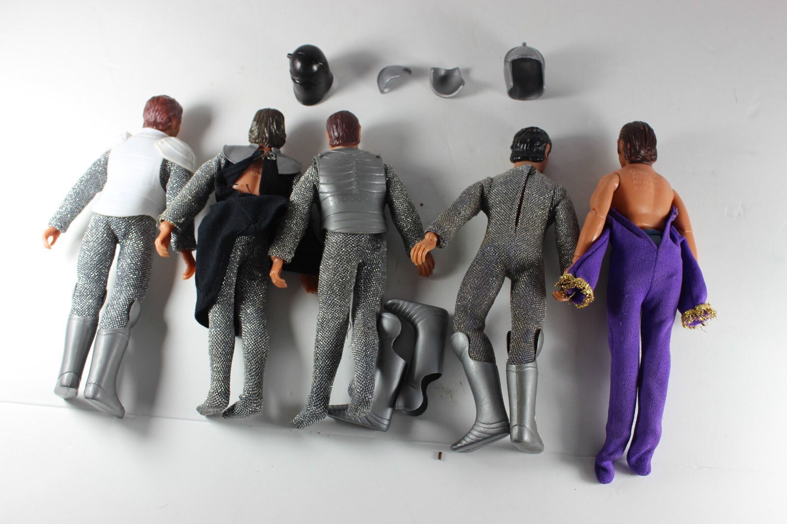 MEGO VINTAGE 8 inch ACTION FIGURES WORLD GREATEST SUPER KNIGHTS 5X NICE ...